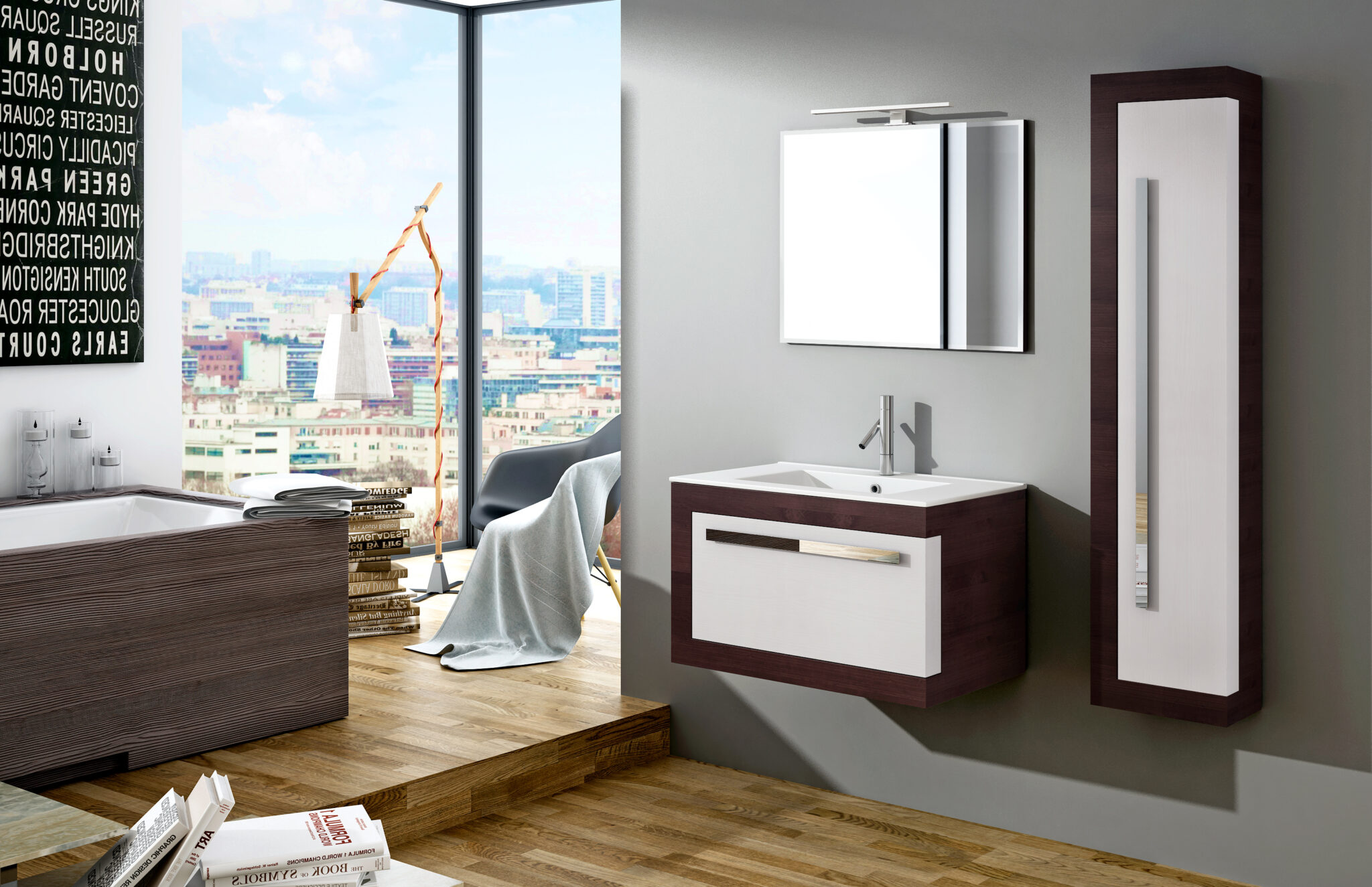 Kuma - 80 con espejo lagos - SecuriBath Solutions S.L.